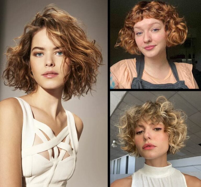 Lockiger Bob in Kinnlänge (Stylisch, Schick, Unwiderstehlich!) – Frisuren