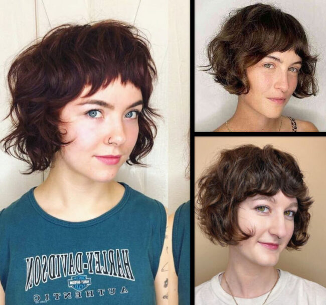 Lockiger Bob in Kinnlänge (Stylisch, Schick, Unwiderstehlich!) – Frisuren