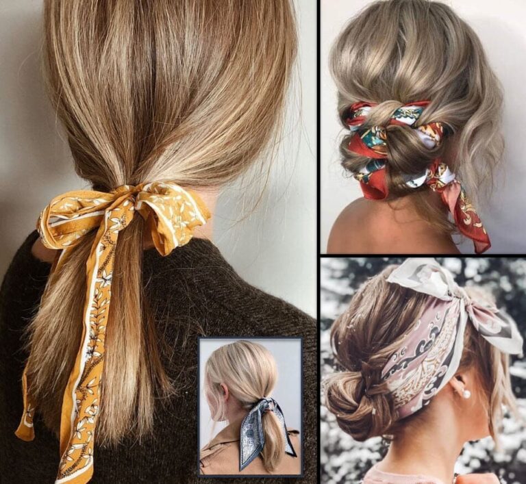 Erstaunlich Frisuren Mit Tuch Bilder