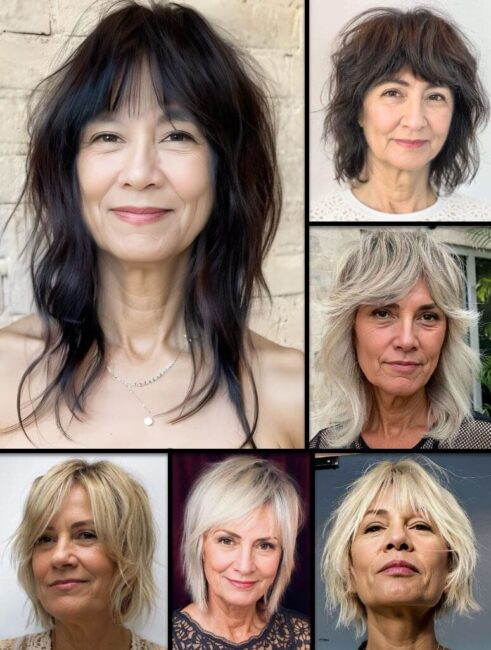 Jünger Machen Frisuren für Dünnes Haar ab 50 (Verjüngende Looks) – Frisuren
