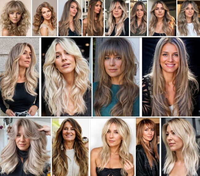 25+ Stufenschnitt Lange Haare (Ein Spiel der Texturen und Längen ...